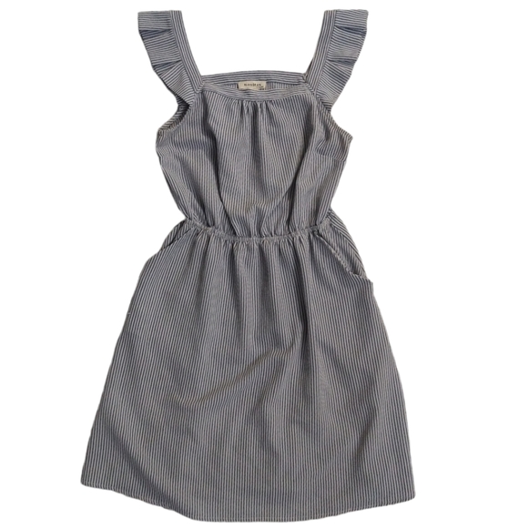 Monteau | Dresses | Monteau Pinstripe Dress | Poshmark